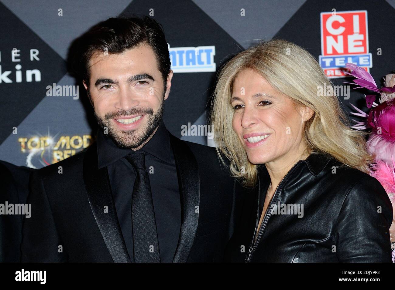 Gian Marco Tavani and Marie Meininger attending the Top Model Belgium ...