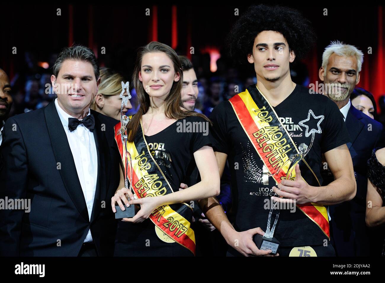 The winners of this years contest with Jeremy Urbain and Satya Oblet ...