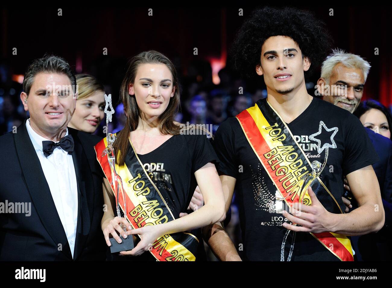 The winners of this years contest with Jeremy Urbain and Satya Oblet ...