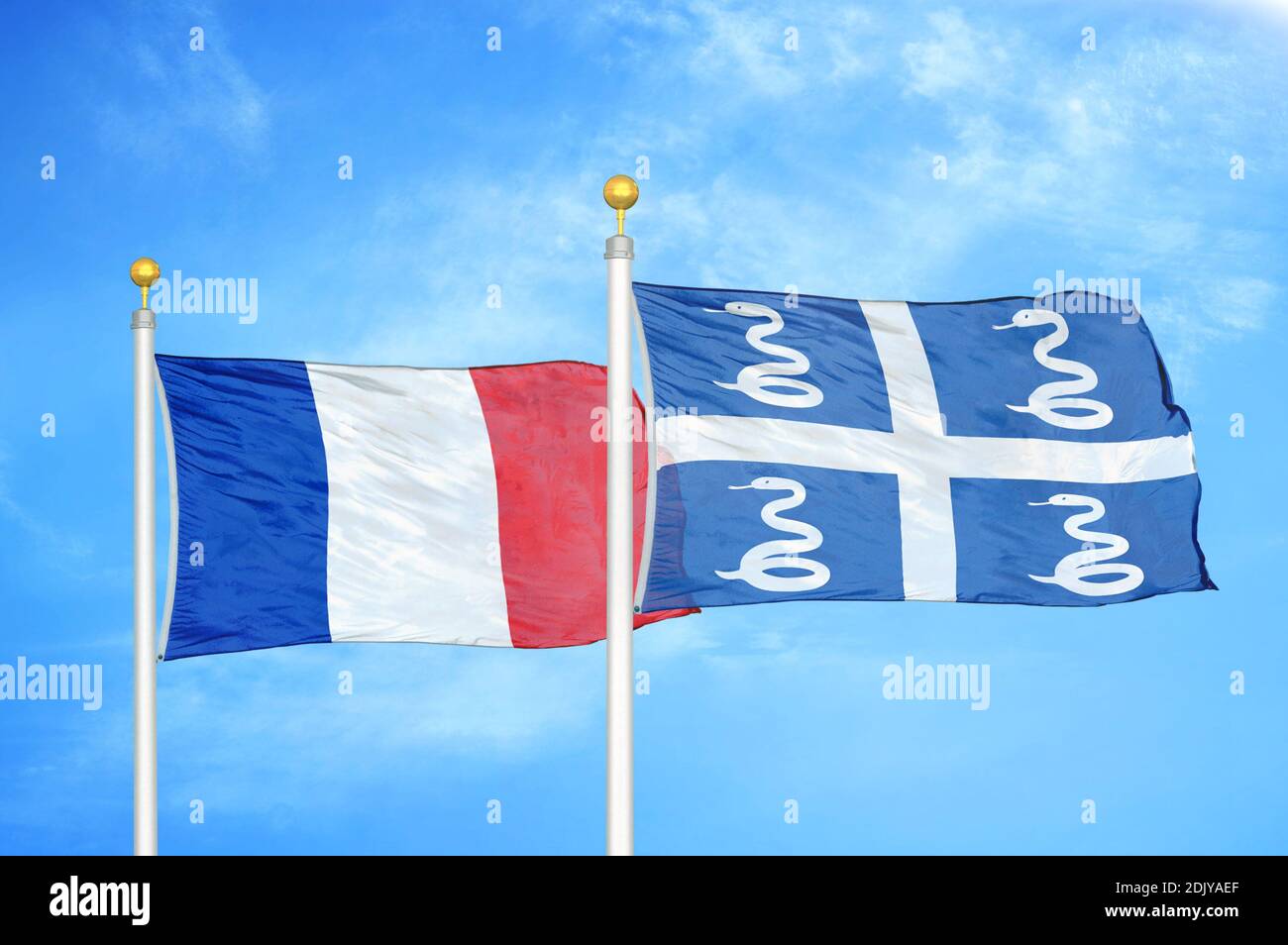 Martinican flag hi-res stock photography and images - Alamy