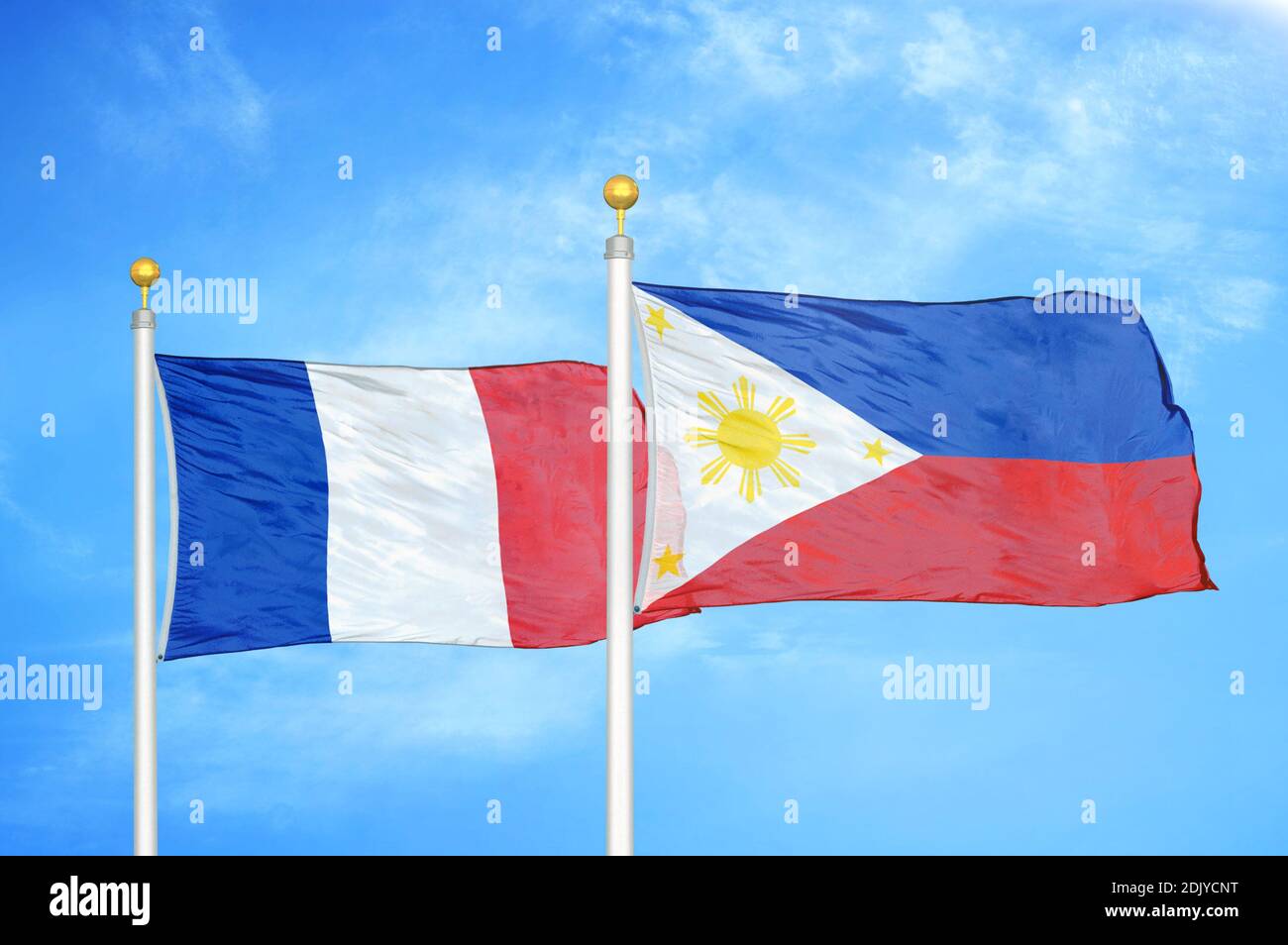 Philippines france flag hi-res stock photography and images - Alamy