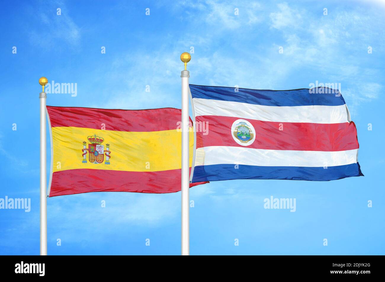Spain vs costa rica hi-res stock photography and images - Alamy
