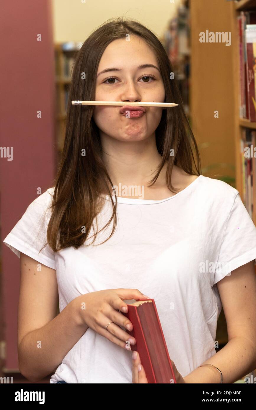 Balancing pencil hi-res stock photography and images - Alamy