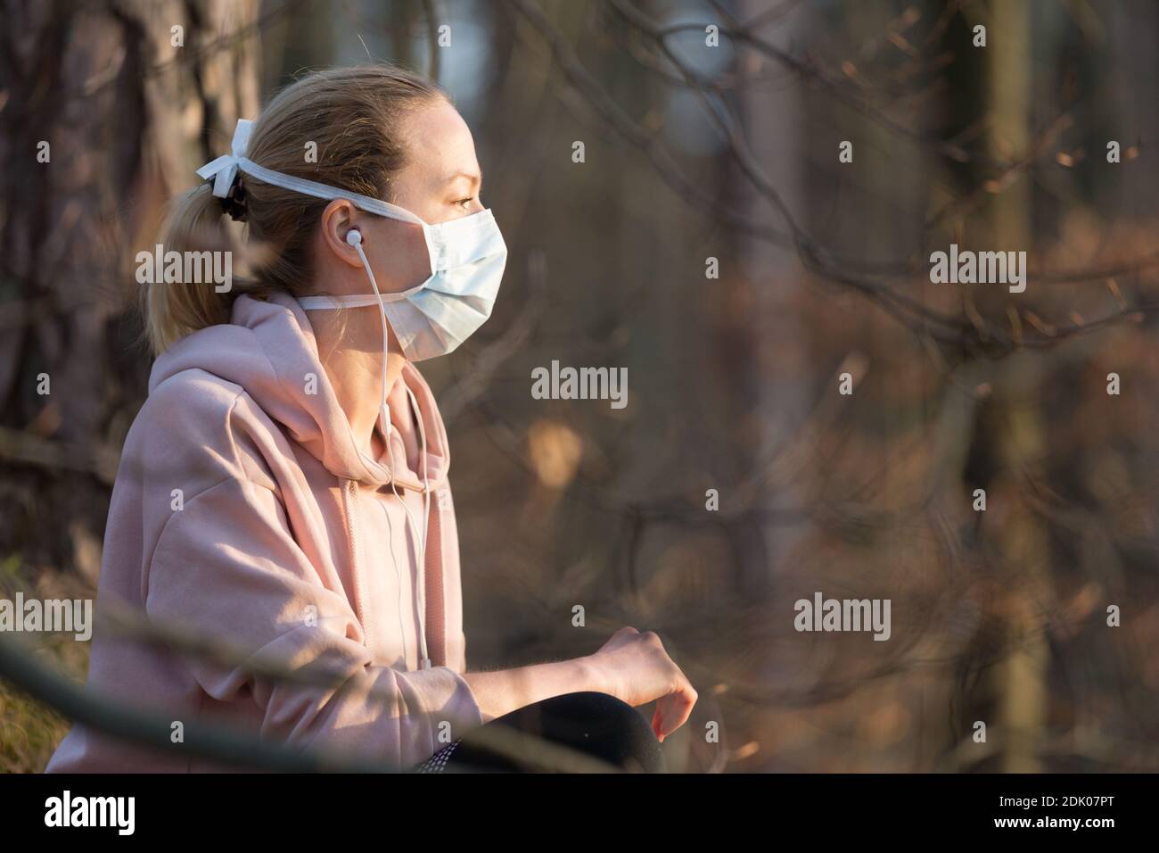Side View Portrait Of Boy Stock Photo - Alamy