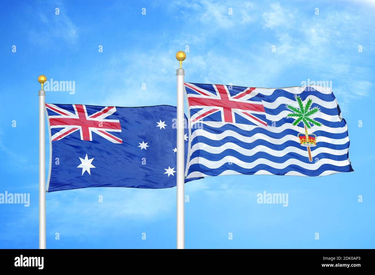 Australian territory flags hi-res stock photography and images - Alamy