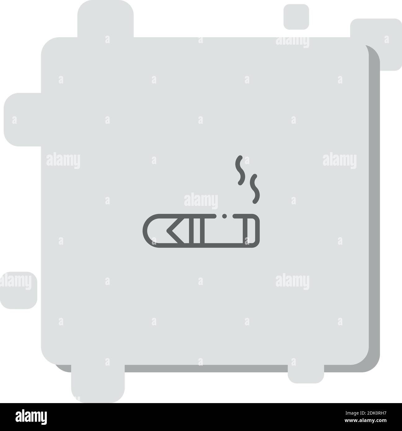 cigar vector icon modern simple vector illustration Stock Vector Image ...