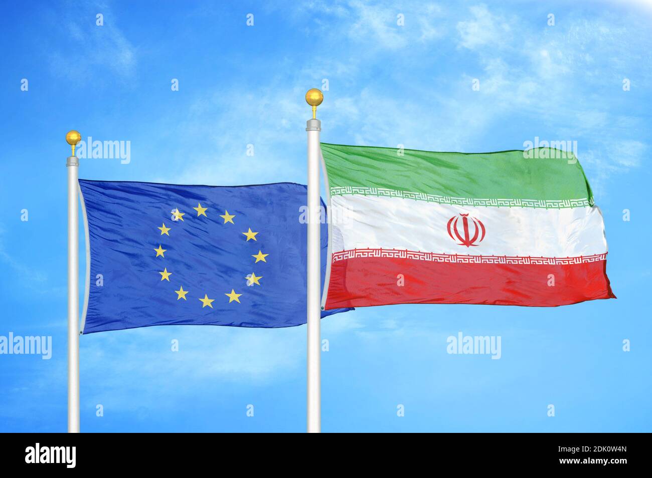 Iran european union flag hi-res stock photography and images - Alamy