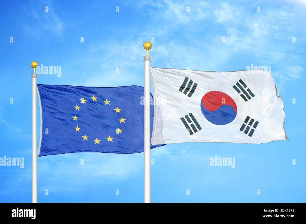 South korea europe union conflict hi-res stock photography and images ...