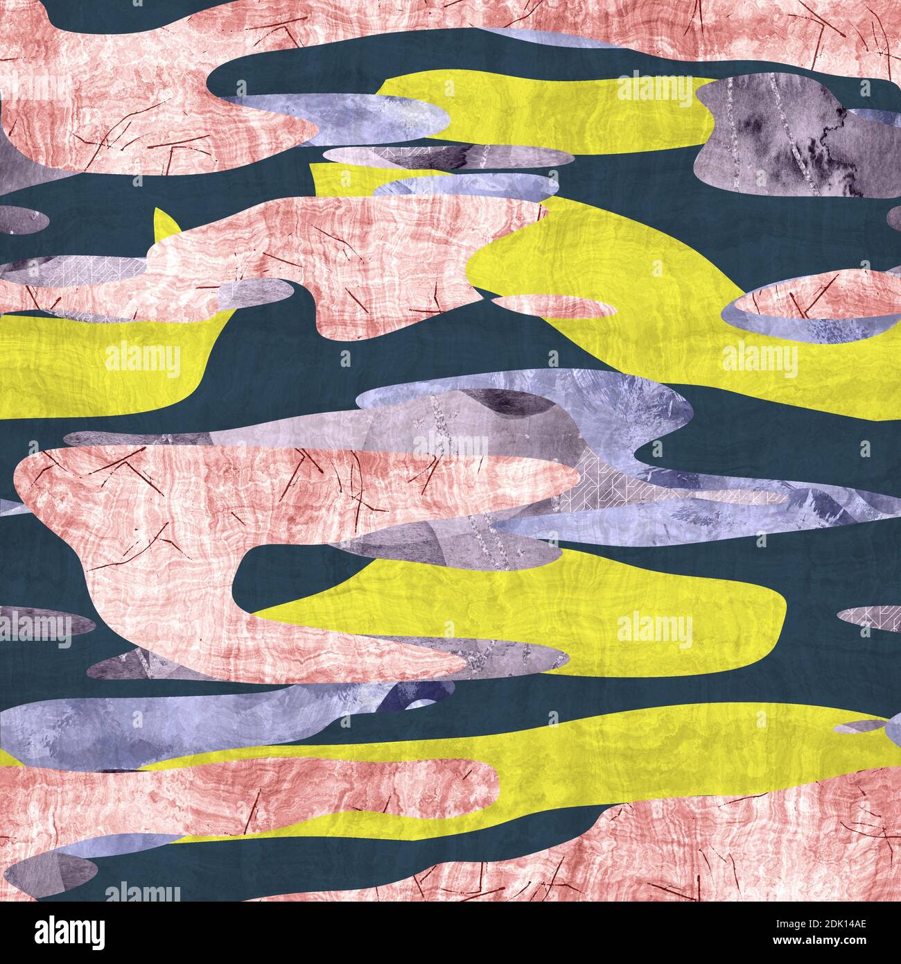 Seamless collage in camo shapes vivid montage Stock Photo - Alamy