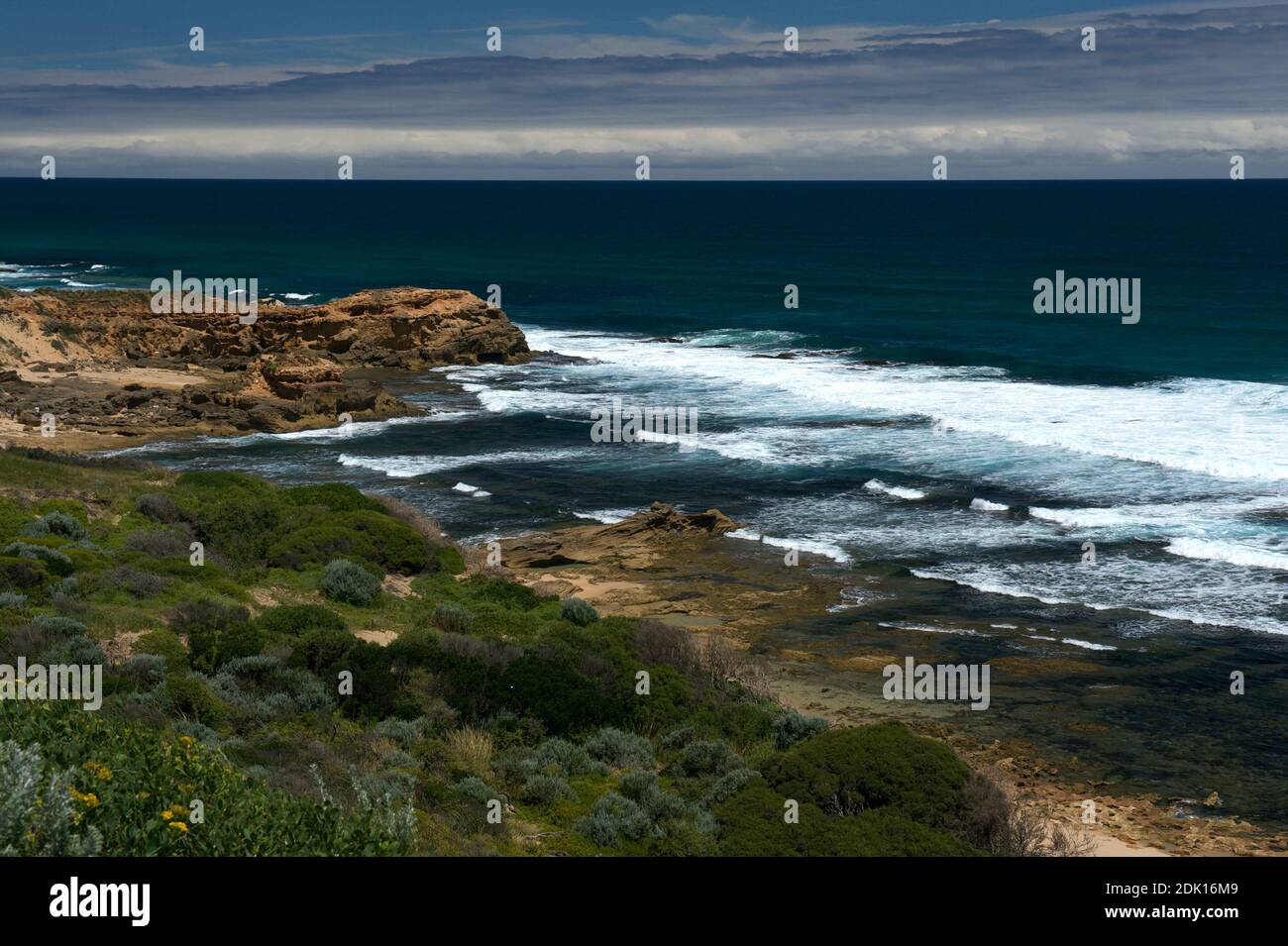 The Bass Strait coast of Point Nepean National Park has lots of rocky ...
