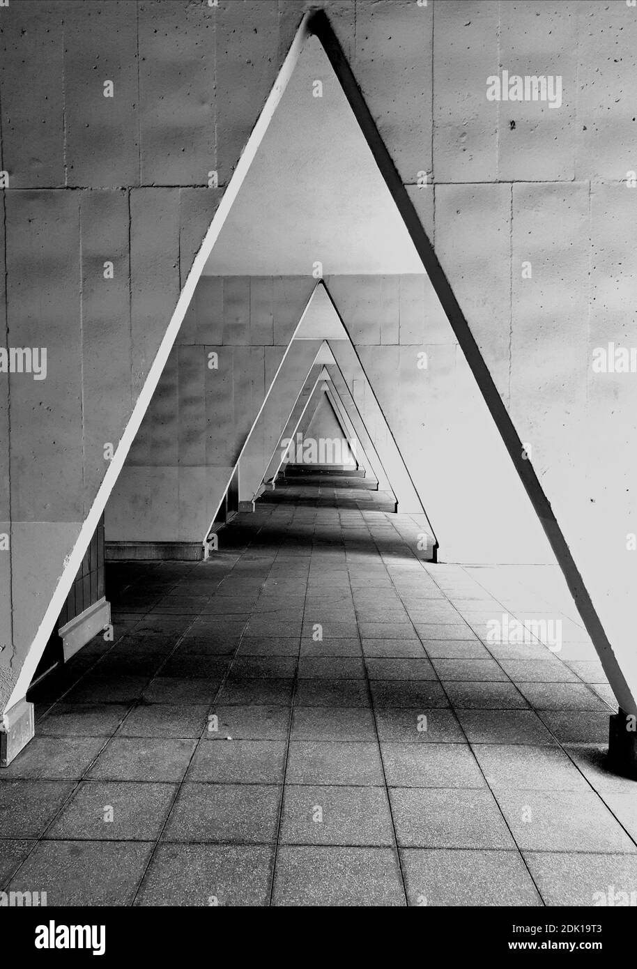 Triangular staircase hi-res stock photography and images - Alamy