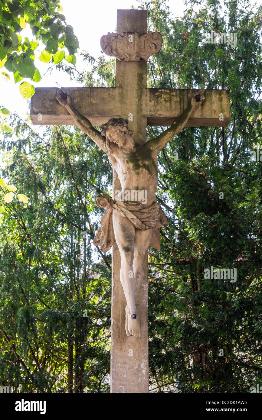 Model jesus on cross hi-res stock photography and images - Alamy