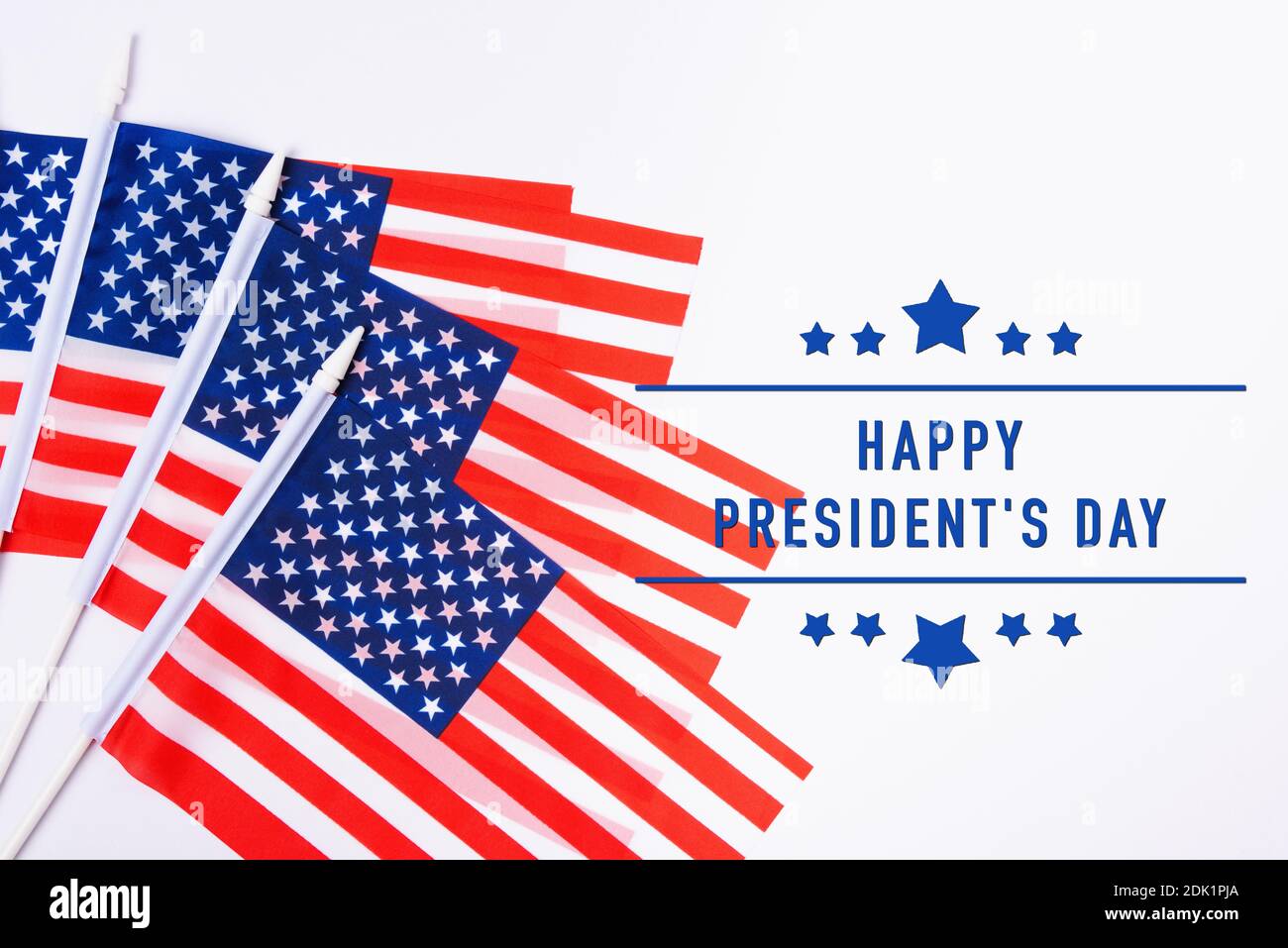 United States National Holidays. American or USA Flag with "HAPPY ...