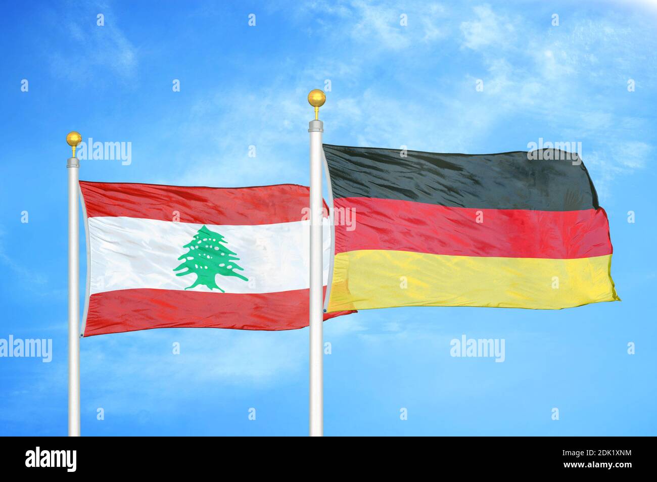 Lebanon germany flag hi-res stock photography and images - Alamy