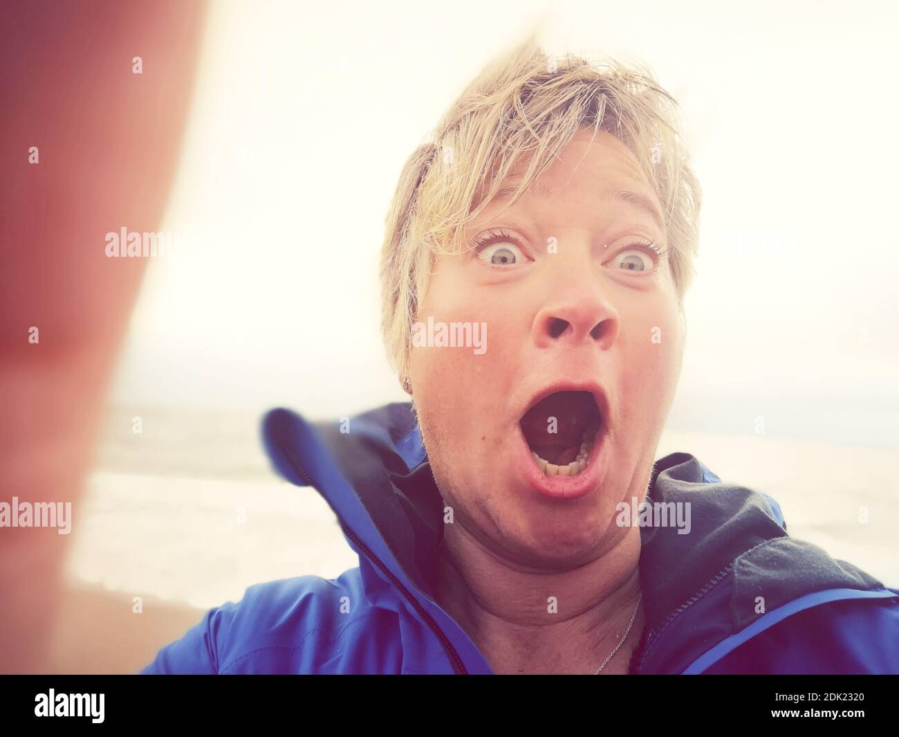 Shocked People Beach High Resolution Stock Photography and Images - Alamy