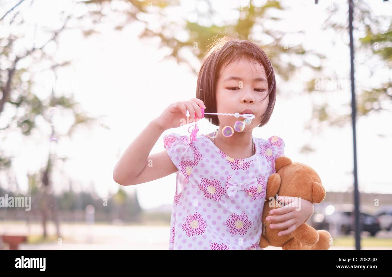Bear Blowing Bubbles High Resolution Stock Photography and Images - Alamy