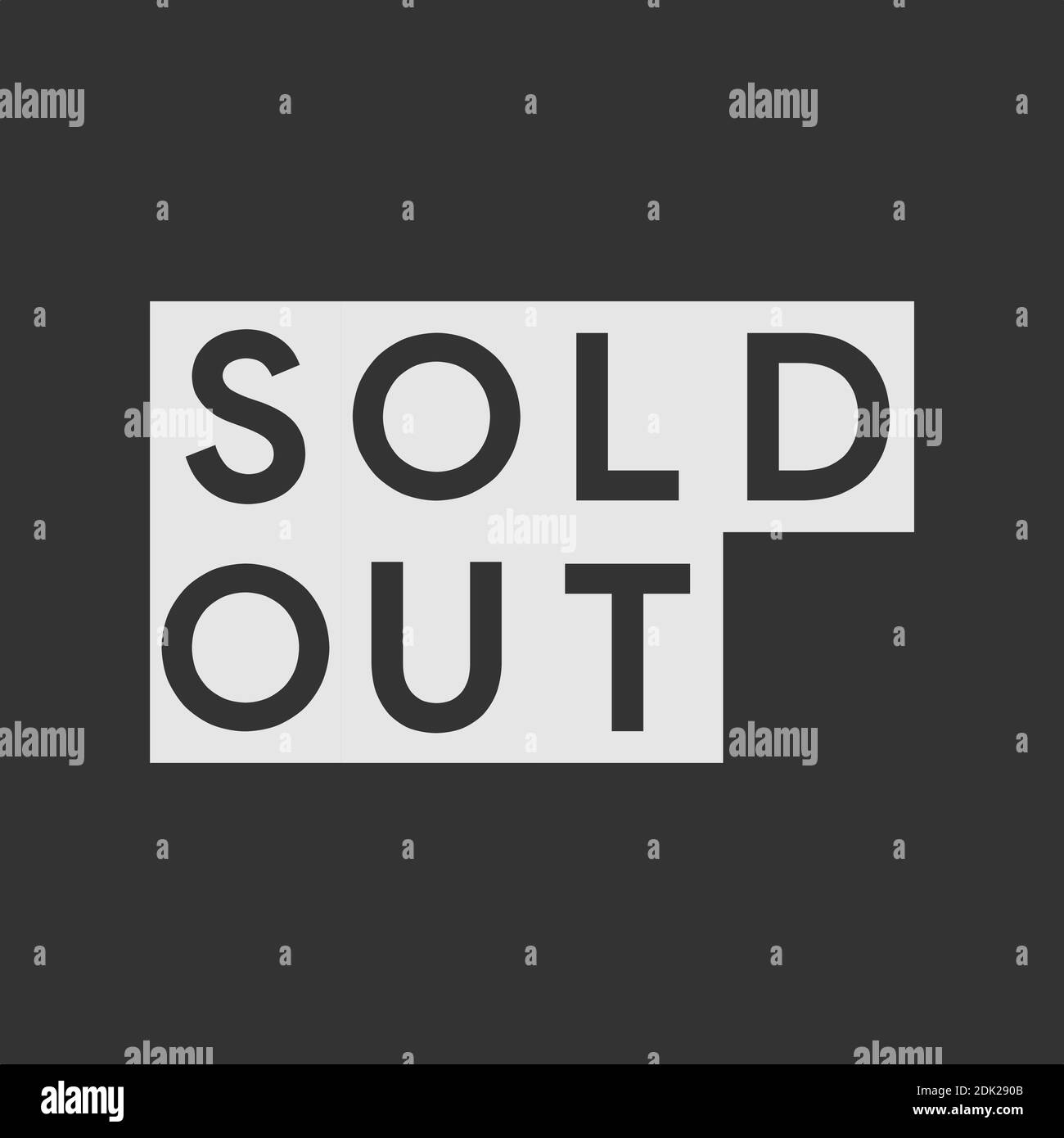 Sold sign isolated on grey background. Sold sticker. Sold signboard ...
