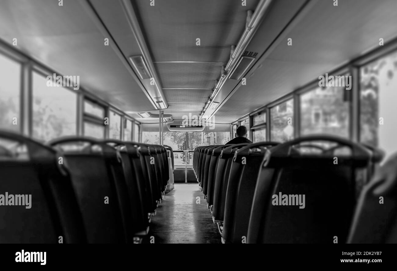 Bus ceiling Black and White Stock Photos & Images - Alamy