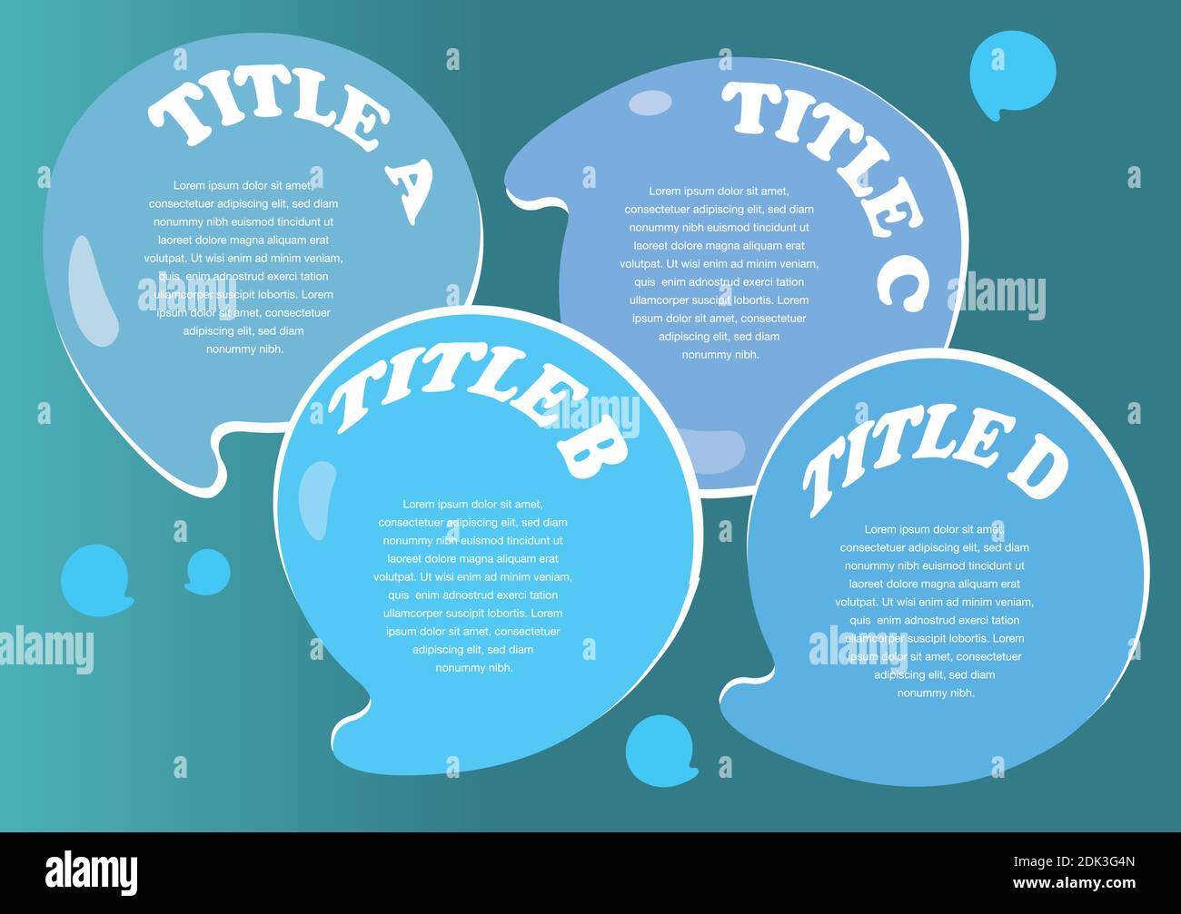 Water droplets layout with area for text Stock Vector Image & Art - Alamy