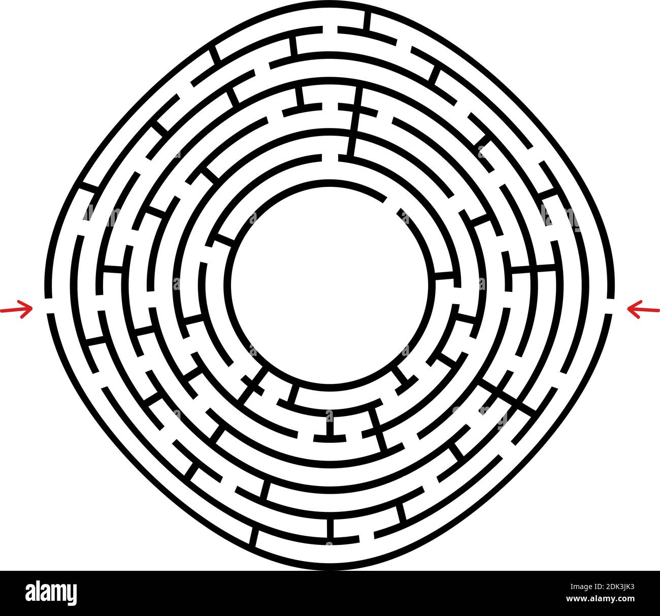 Simple maze drawing hi-res stock photography and images - Alamy