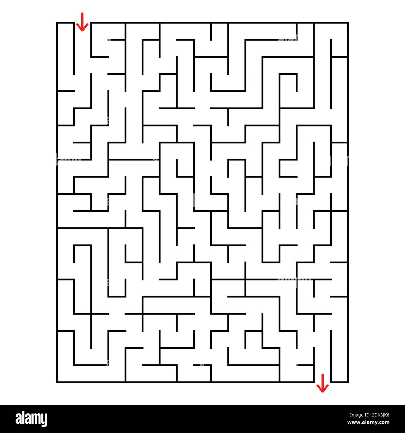 Abstract rectangular labyrinth. An interesting and useful game for ...