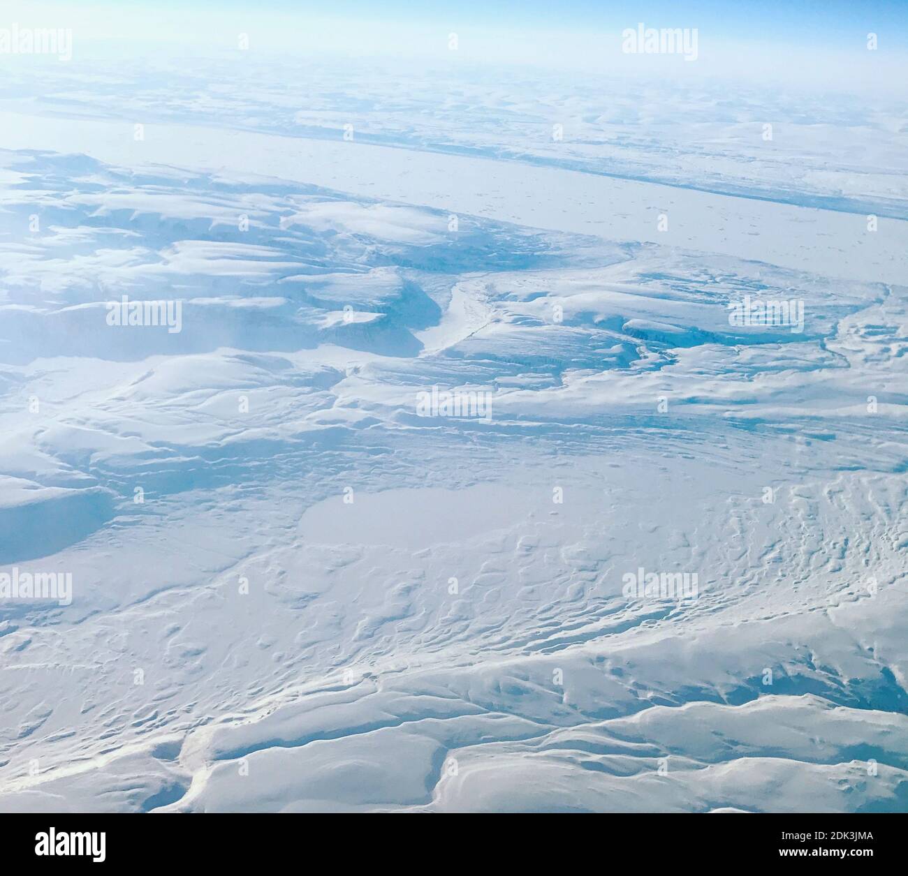 North pole snow aerial view hi-res stock photography and images - Alamy