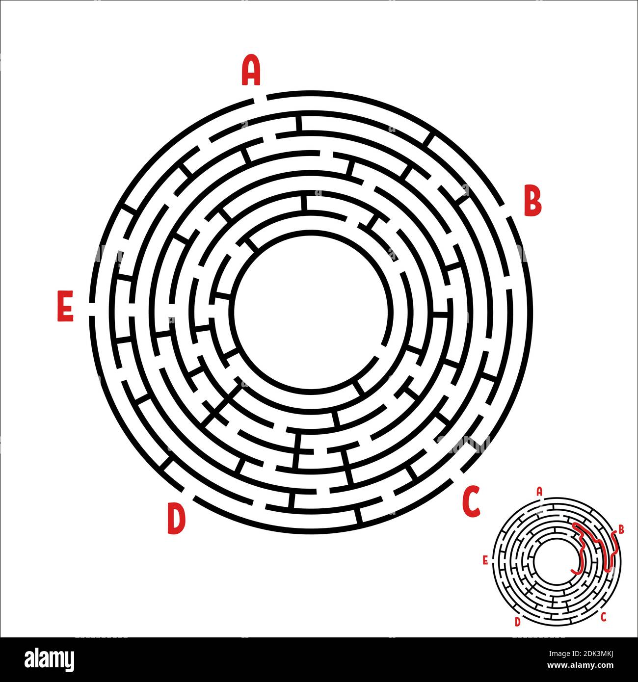 Five entrances Stock Vector Images - Alamy