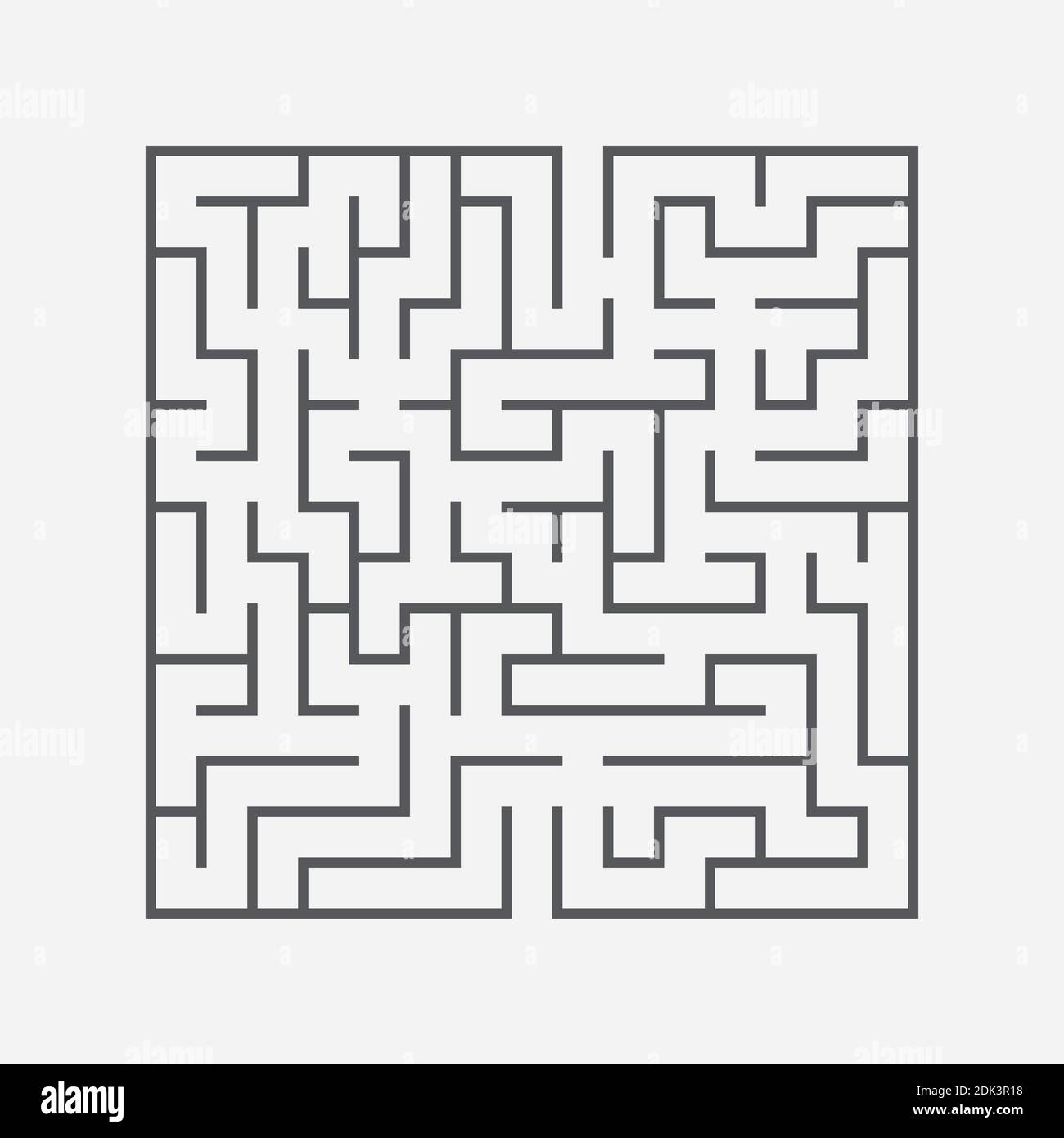 Black square maze. An interesting and useful game for kids. Children's ...