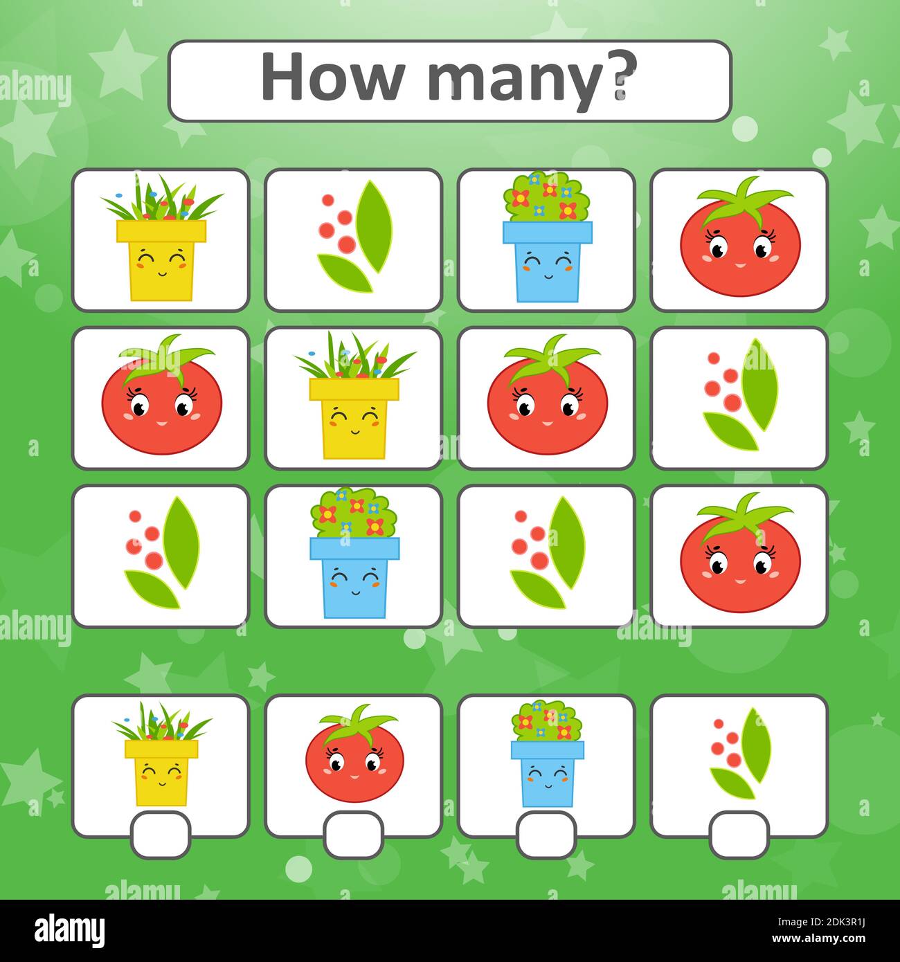 Counting game for preschool children for the development of ...