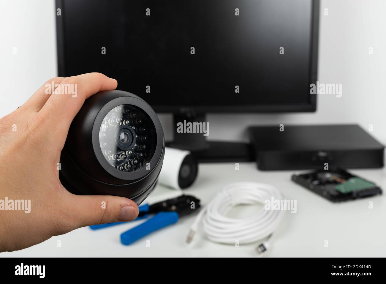 Picture of video surveillance installation for safety home - security ...