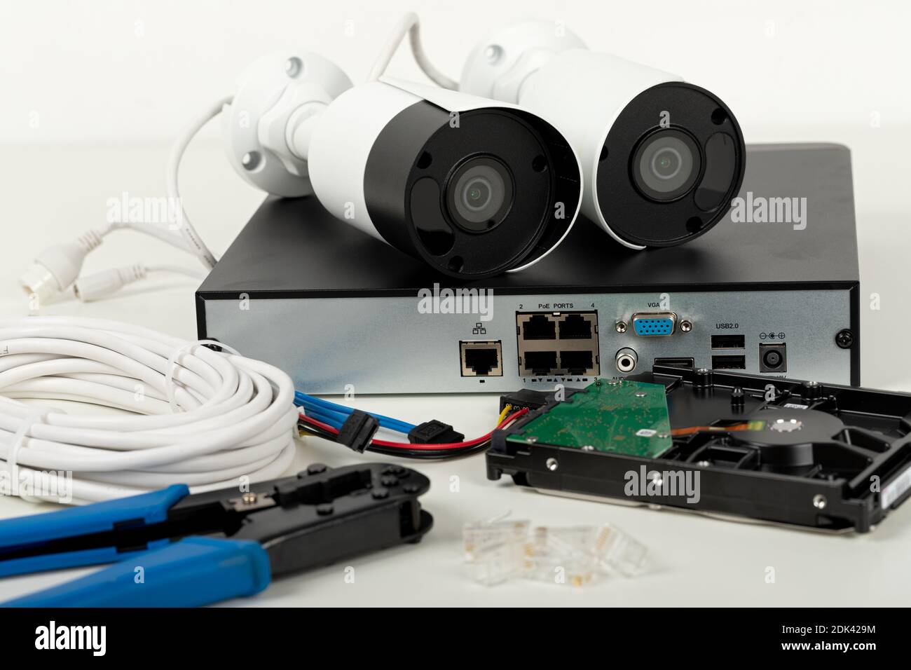 Picture of video surveillance installation for safety home - security ...