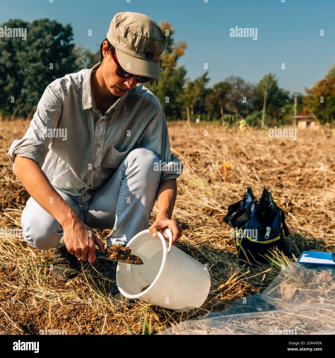 Soil sample bag hi-res stock photography and images - Alamy