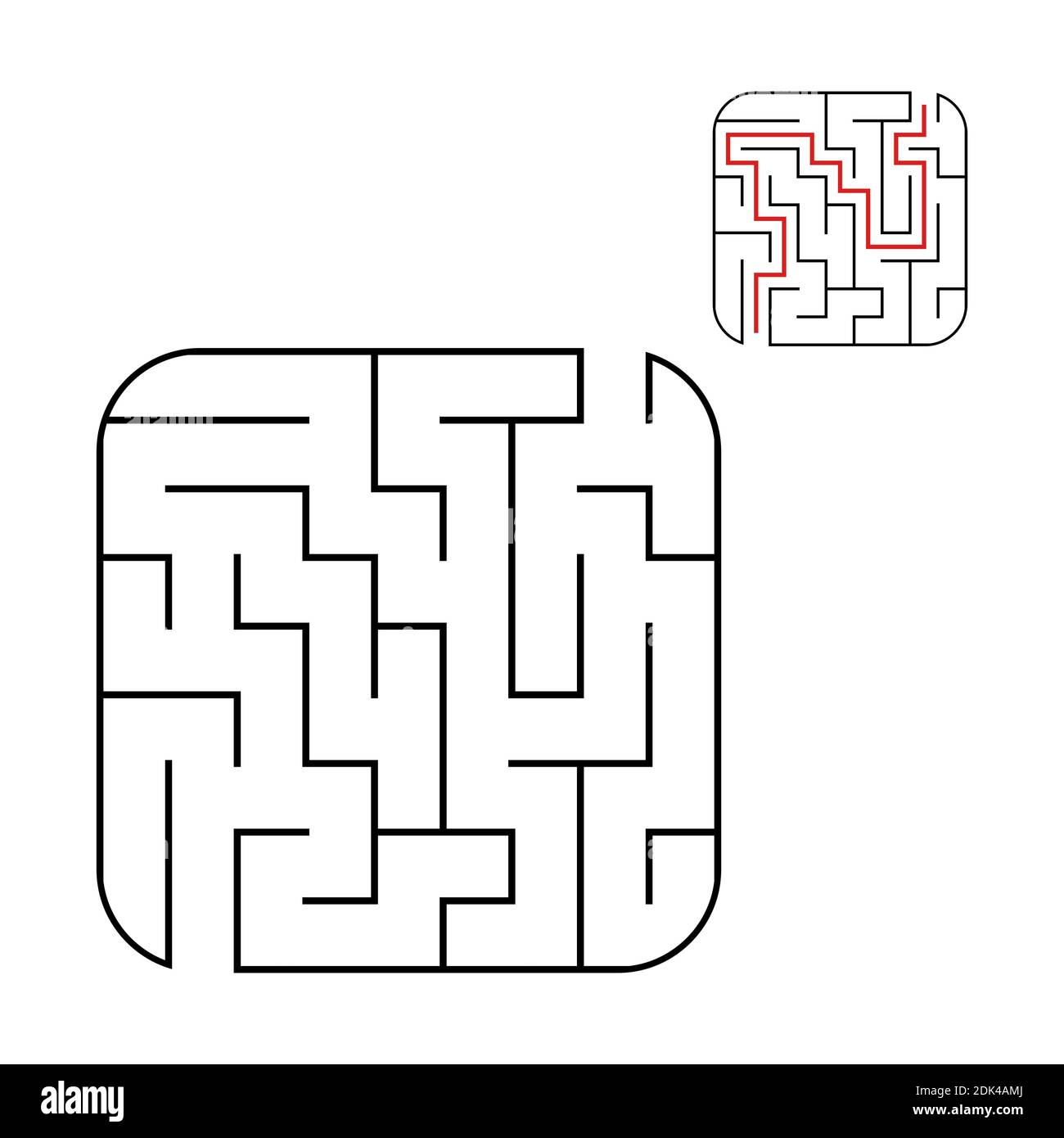 Easy Square Maze