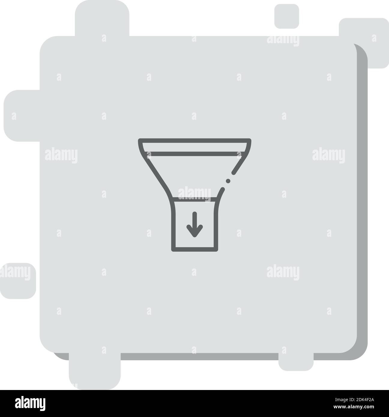 funnel vector icon modern simple vector illustration Stock Vector Image ...