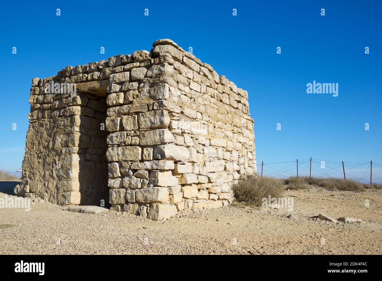 Reconstruction of a defensive position used during the Spanish civil ...