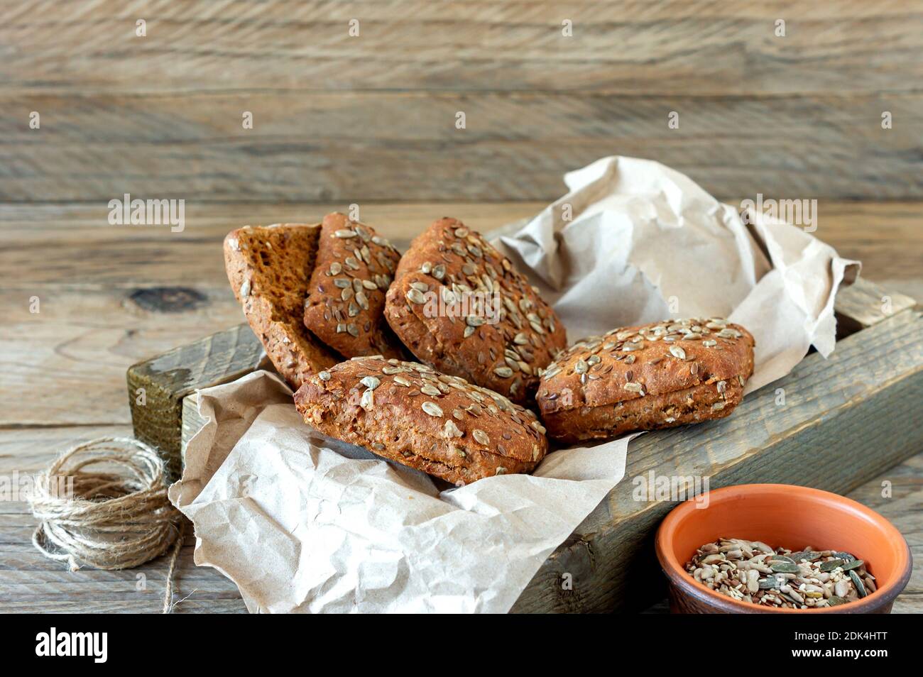 Whole grain rolls hi-res stock photography and images - Alamy