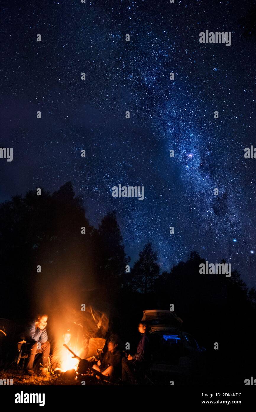 New zealand camping night hi-res stock photography and images - Alamy