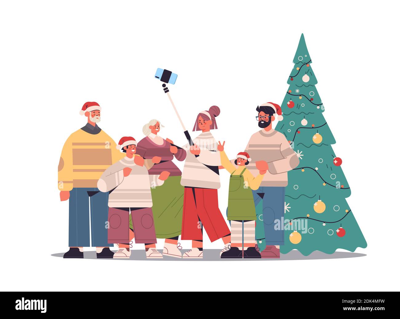 Photo christmas tree on Stock Vector Images - Alamy