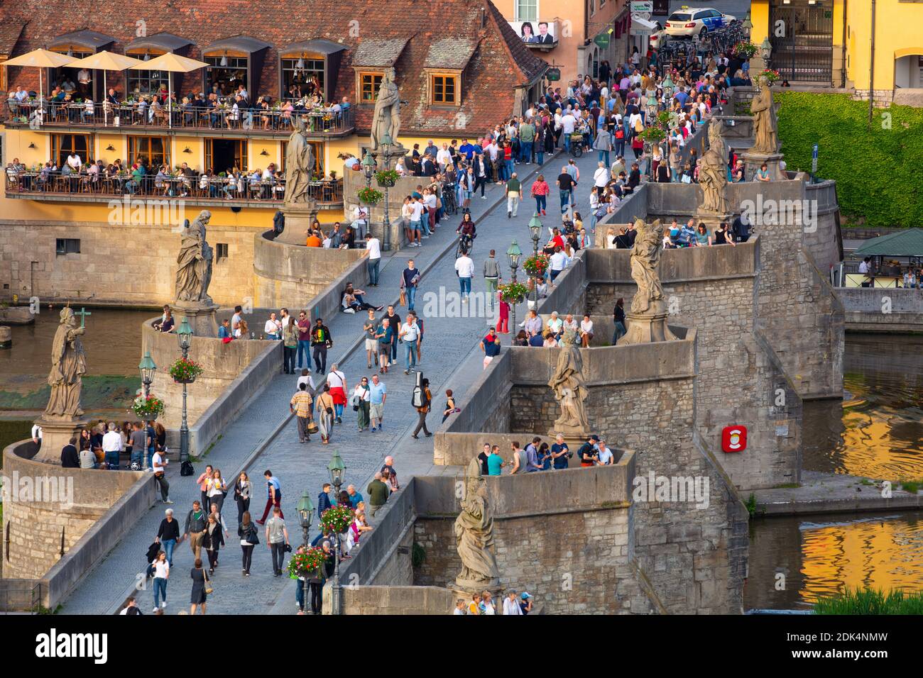 Germany, Bavaria, Würzburg, view of the Main Bridge Stock Photo - Alamy
