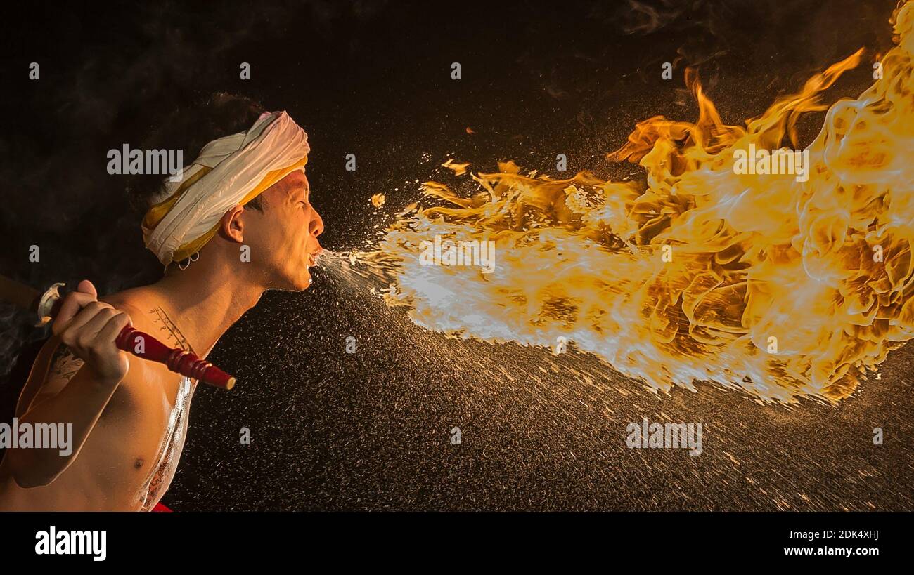 Fire Eater Circus High Resolution Stock Photography and Images - Alamy