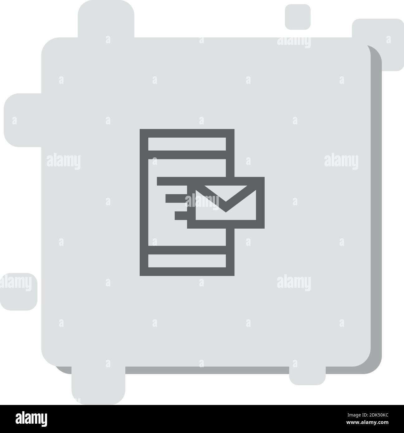 email vector icon modern simple vector illustration Stock Vector Image ...
