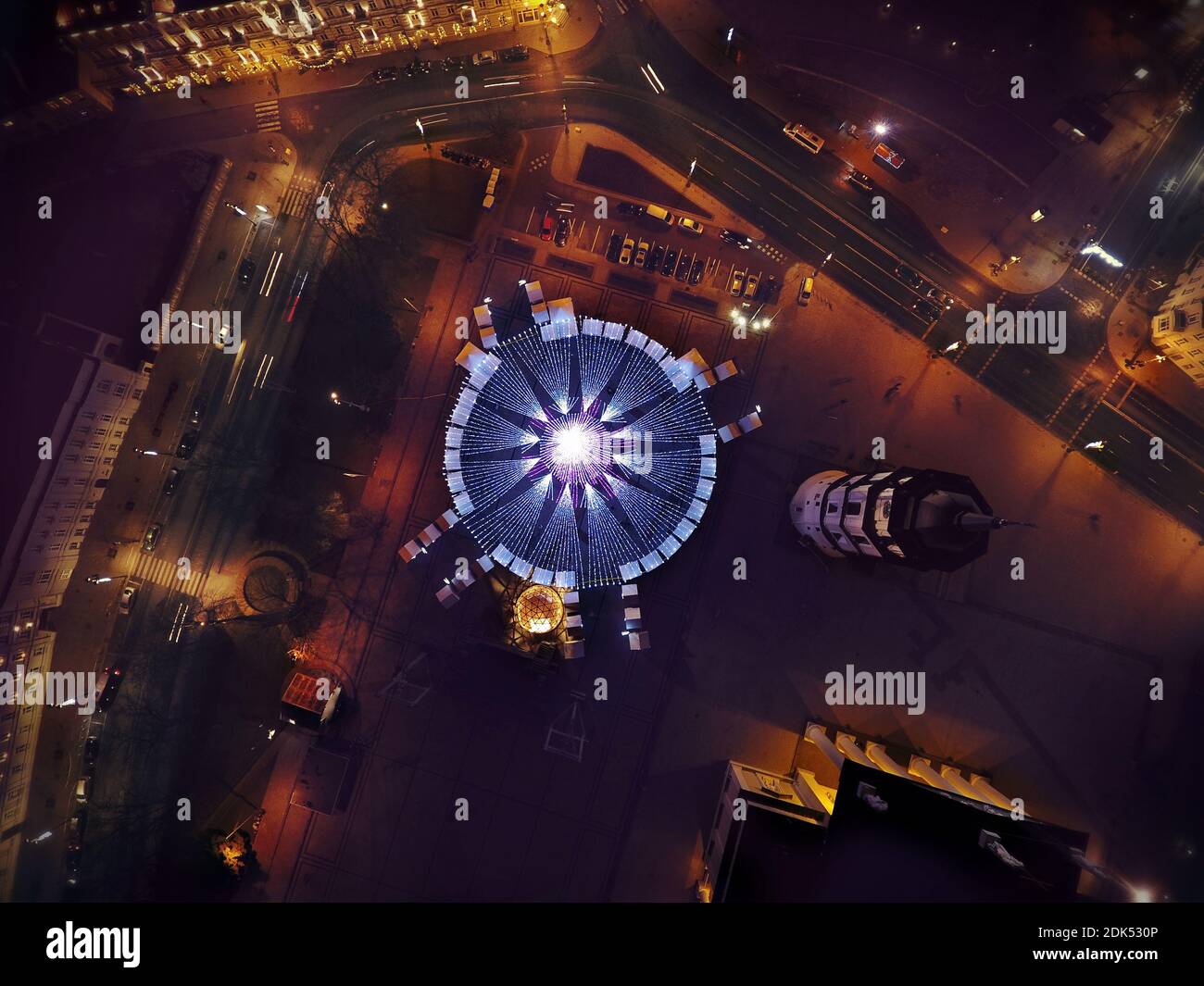 Vilnius old town night life hi-res stock photography and images - Alamy