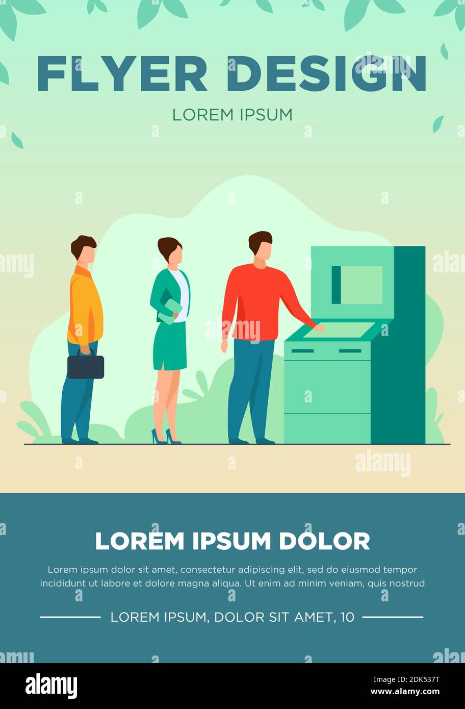 People Waiting In Line Stock Vector Images - Alamy