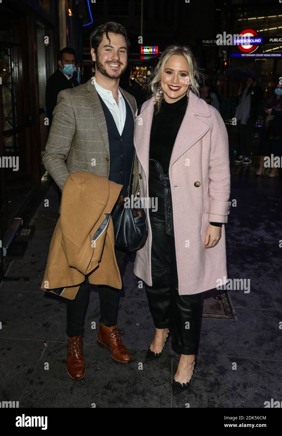 Toby-Alexander Smith and Amy Walsh attend the Press Night for a ...