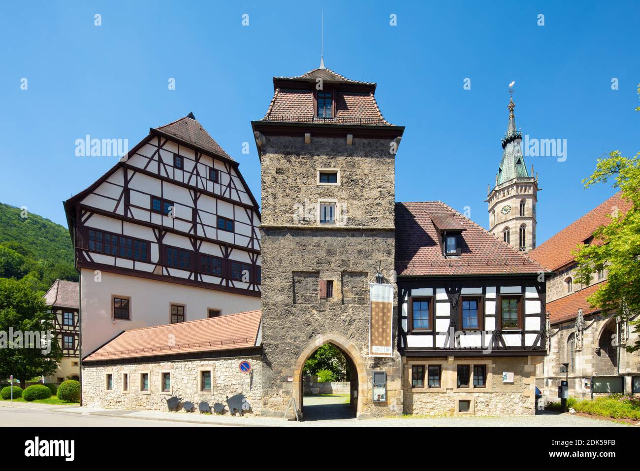 Germany, Baden-Wuerttemberg, town of Bad Urach, Urach residential ...