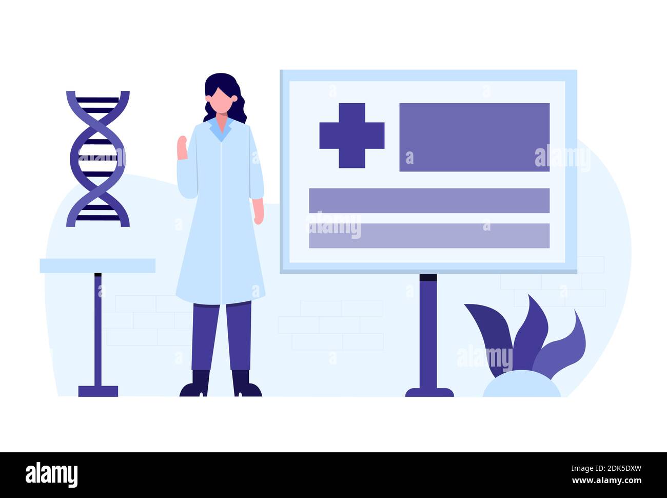 Pharmacist Flat Illustration Vector Graphic Stock Vector Image & Art ...