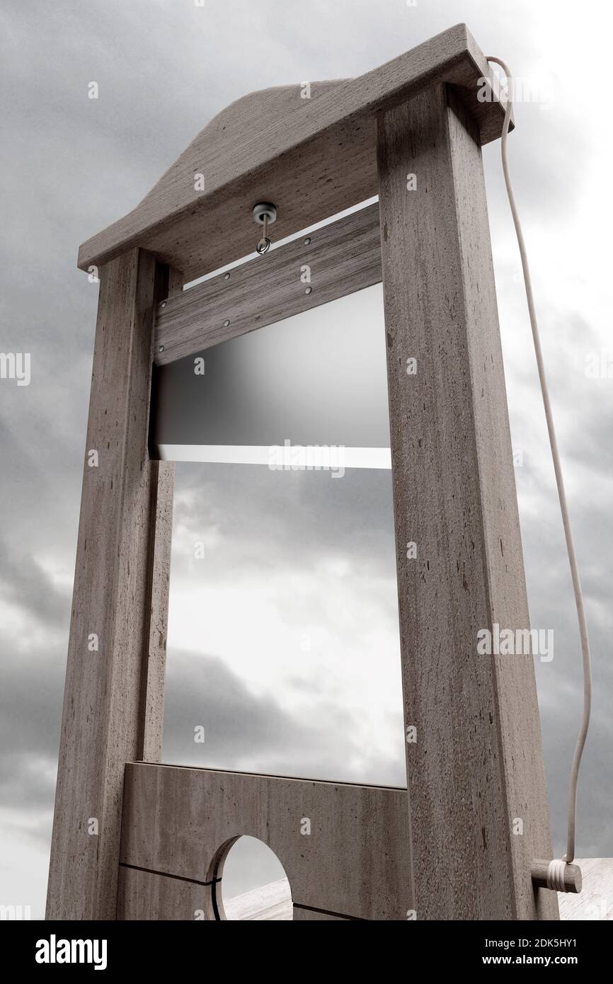 Guillotine blade hi-res stock photography and images - Alamy