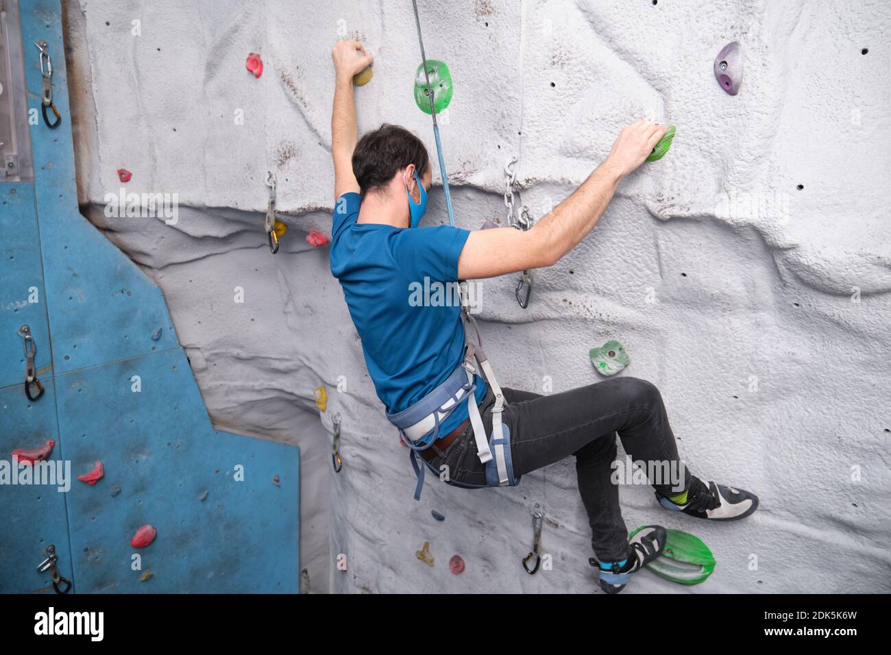 Sporty person with a mask hi-res stock photography and images - Alamy