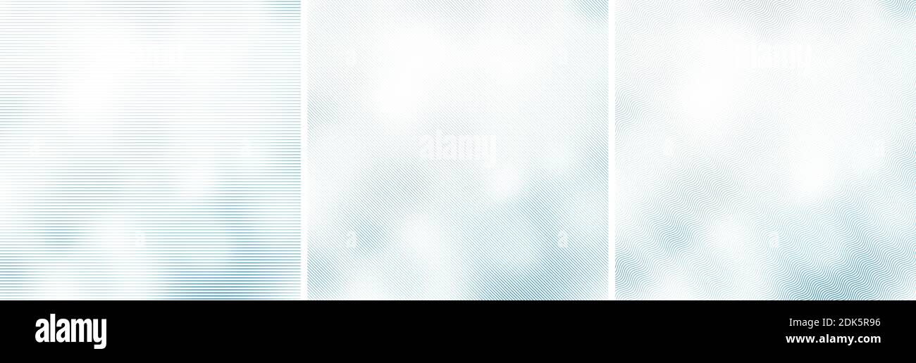 Blue or turquoise horizontal, diagonal and wavy lines on white ...