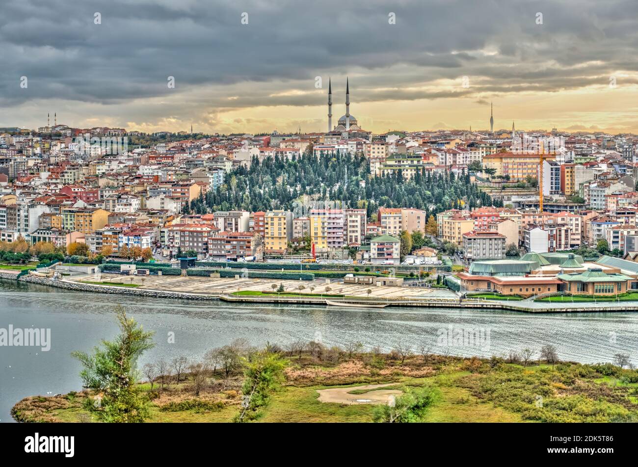 Istanbul cityscape, HDR Image Stock Photo - Alamy